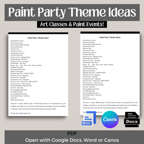 Paint Party Theme Ideas | Primary Paint Party
