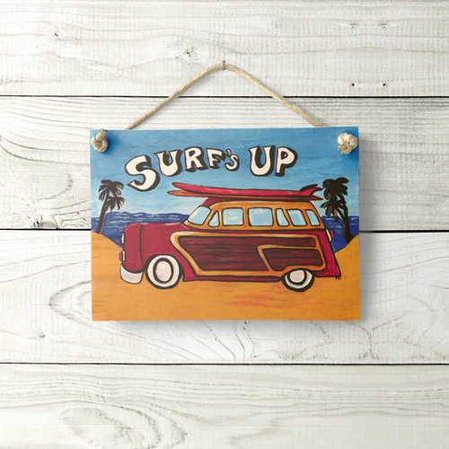 5x7 Surf's Up Sign | Artopia Hawaii