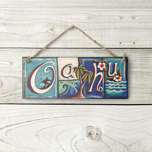 Small Oahu Sign | Artopia Hawaii