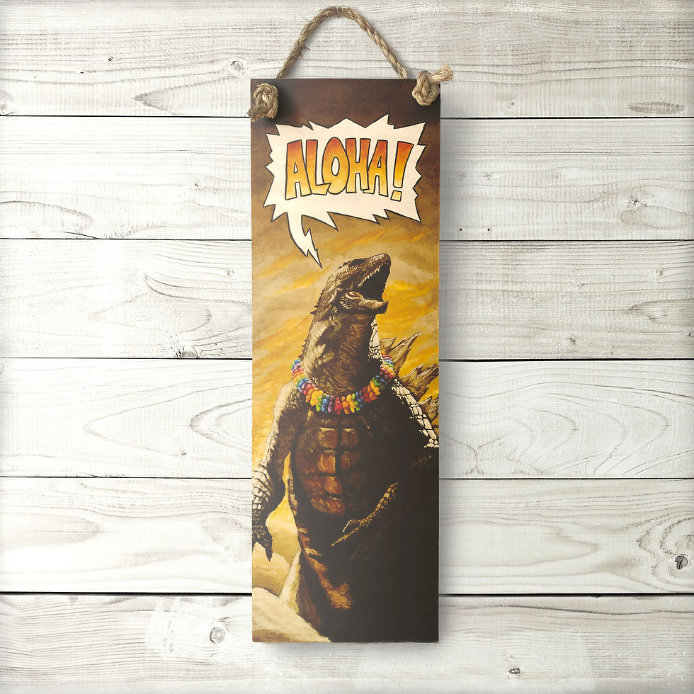Godzilla Large Sign | Artopia Hawaii