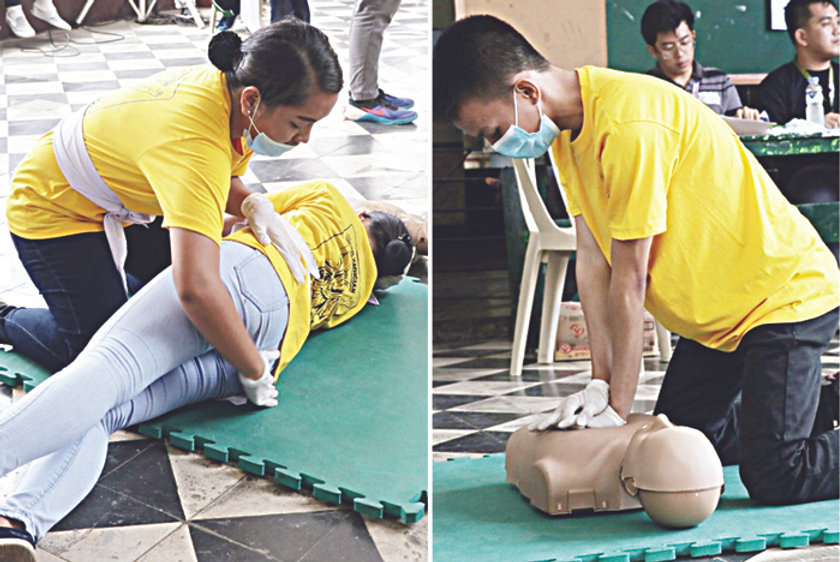 1st Naga City Inter-School First Aid Olympics: Elementary, HS studes ...