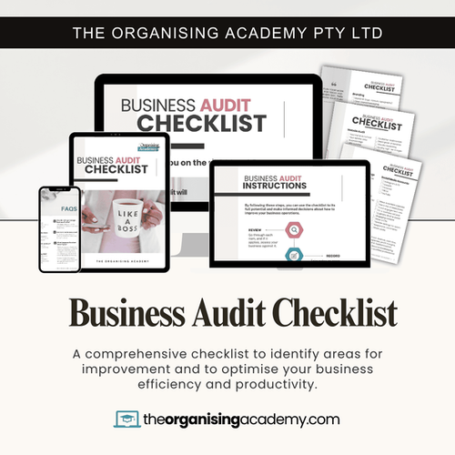 Business Audit Checklist | Organising Academy