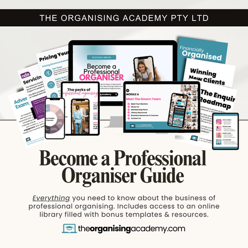 How To Become a Professional Organiser | The Organising Academy