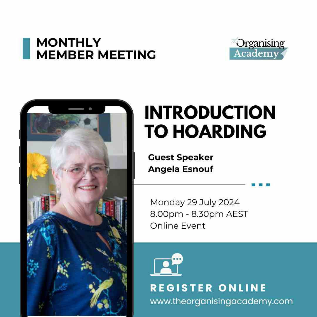 July 2024: Introduction to Hoarding | Organising Academy
