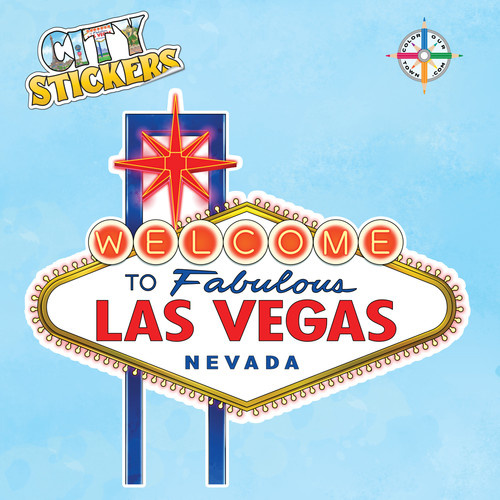 Las Vegas Sign Sticker | Color Our Town
