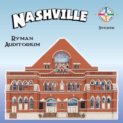 Ryman Auditorium Sticker | Color Our Town