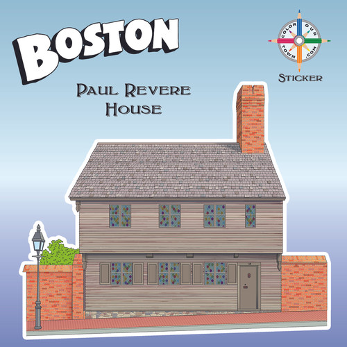 Paul Revere House Sticker | Color Our Town