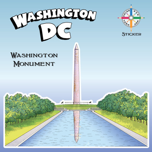 Washington Monument Sticker | Color Our Town