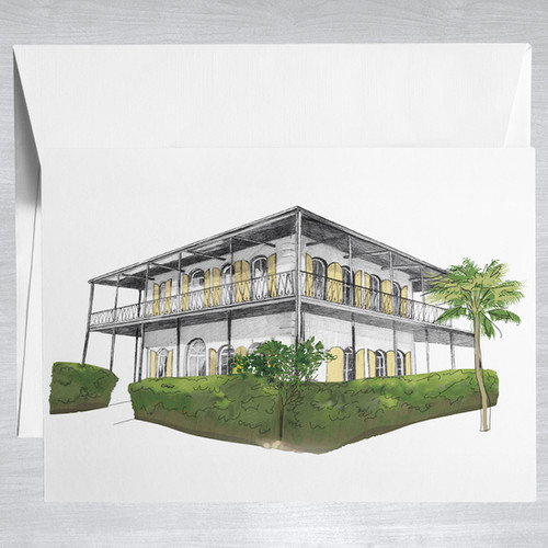 Ernest Hemingway House Notecard | Color Our Town