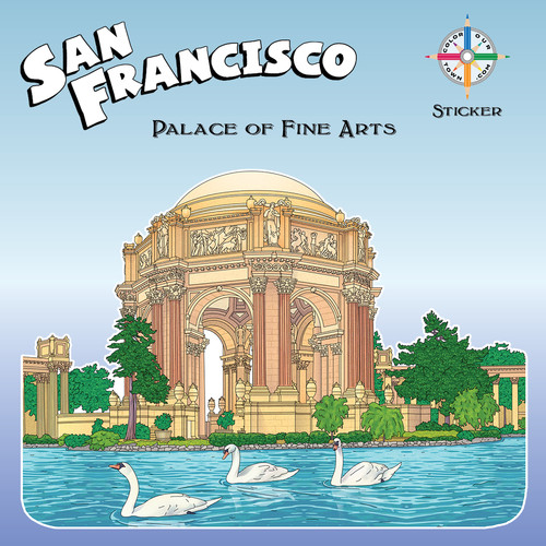 Palace of Fine Arts Sticker | Color Our Town