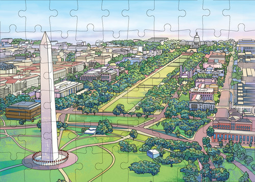 National Mall Puzzle | Color Our Town