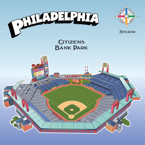 Citizen's Bank Park Sticker | Color Our Town