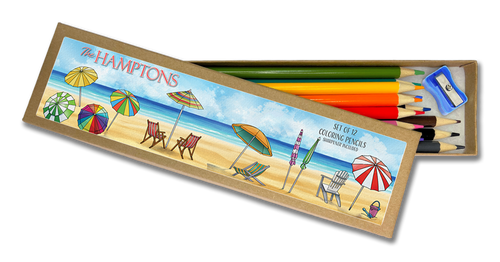 Hamptons Coloring Pencil Set | Color Our Town