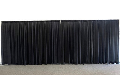 Pipe & Drape - Black (Per Linear Foot) 8ft High | Sammy's