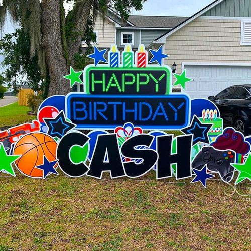 Gamer Birthday Yard Sign for Epic Celebrations in Lexington, KY