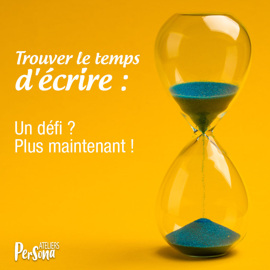 29 janvier | Trouver le temps d'écrire : un défi ? Plus maintenant