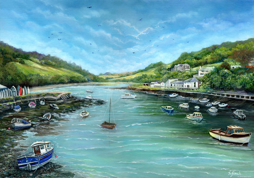 Looe Estuary | Original | Sonia Finch Art