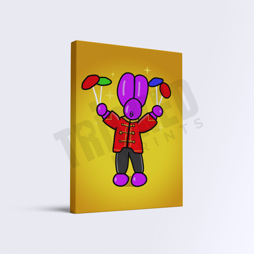 Balloon Dog Plate Spinner | Print | Tricked Magic Shop