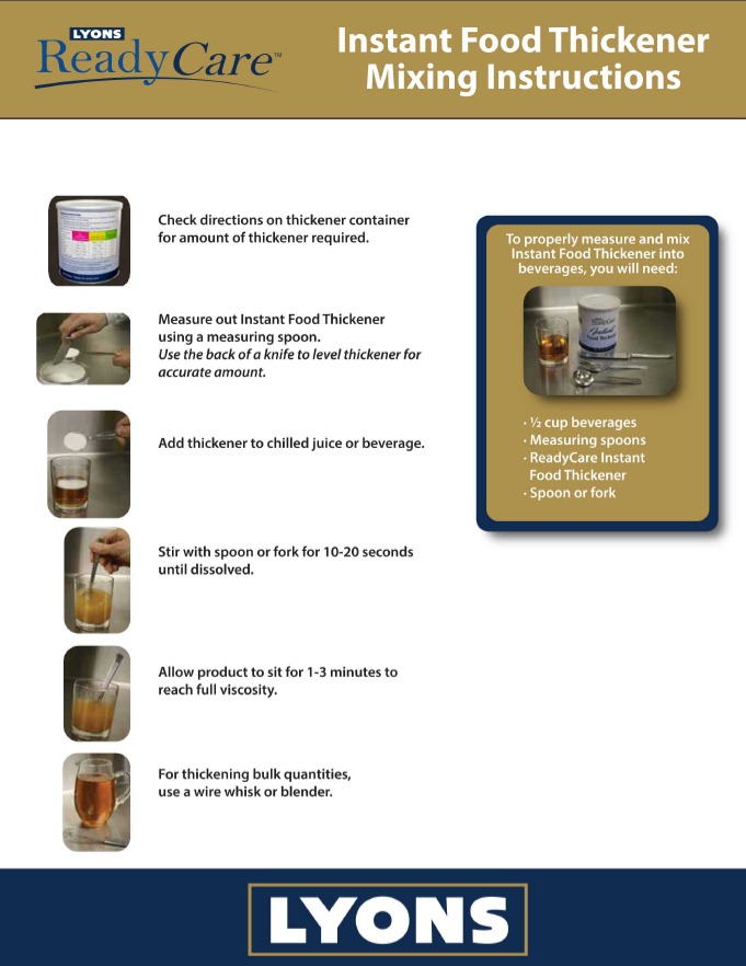 Lyons ReadyCare Recipes