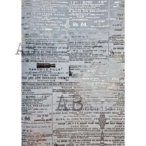 Gilded Background Text - AB Studios Rice Paper | Patina Lane