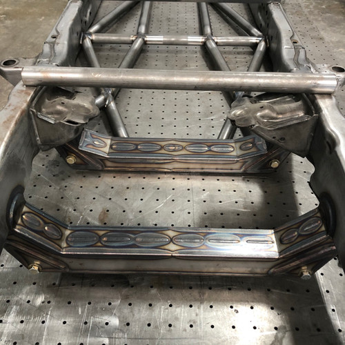 07-18 GM 1500 Boxed Lower Crossmembers 4130 TIG welded | Izzy Fab