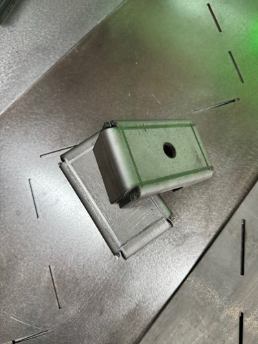 fully boxed leaf spring axle perch | Izzy Fab