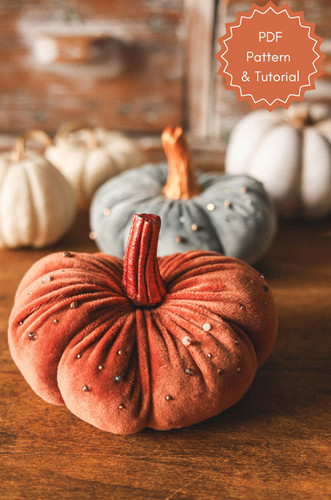 Happylabtoys - Velvet Pumpkin Sewing Pattern & Tutorial | HappyLabToys