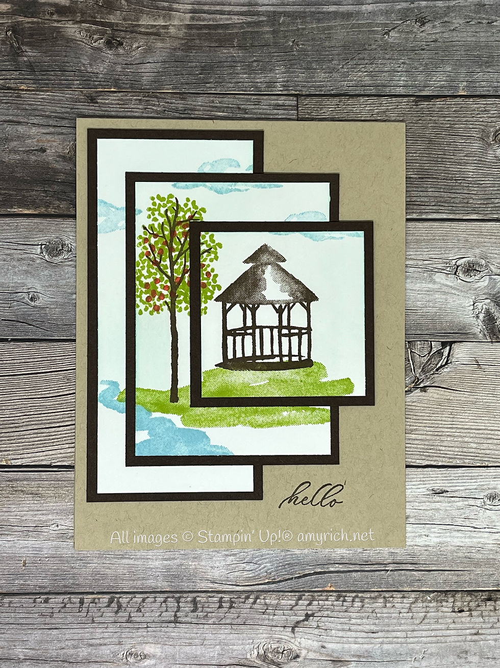 Technique Spotlight: Offset Triple Stamping