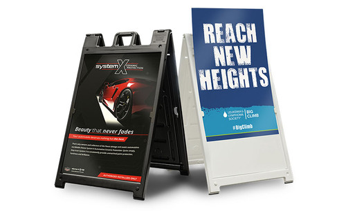 A-Frame 24x36 Sign Stand Boxed Printing Included | JV Art