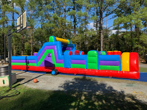 40' Obstacle (w/slide) | thepartyhoppers