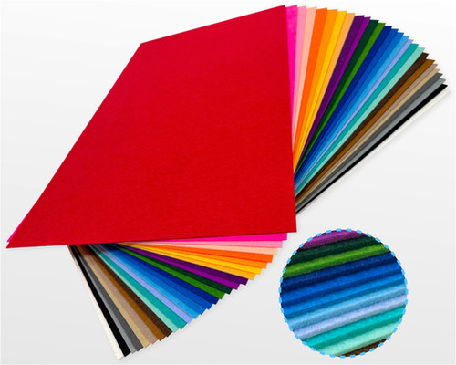 2mm Felt Sheets | 10 Pack | Custom Colours | Acorn Designs