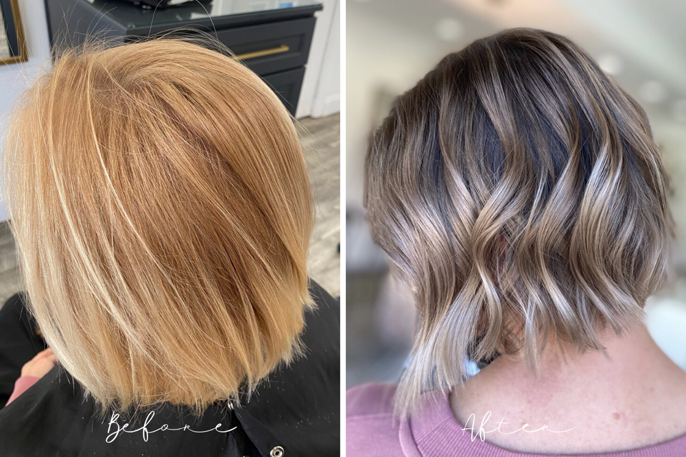 Root Smudge and Tone - From Overly Highlighted to Perfectly Toned