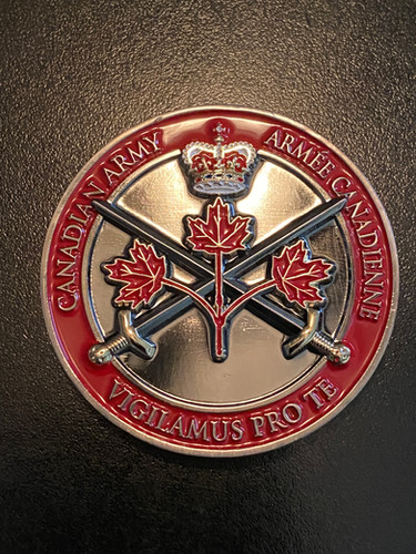 Canadian Army Liaison to US ARMY Challenge coin | benningcustomcoins