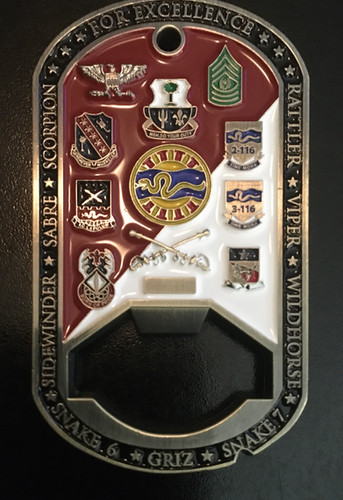 US ARMY 116th CAV GERMANY Challenge Coin | benningcustomcoins