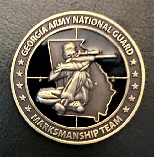 US ARMY Georgia National Guard Marksmanship Coin | benningcustomcoins