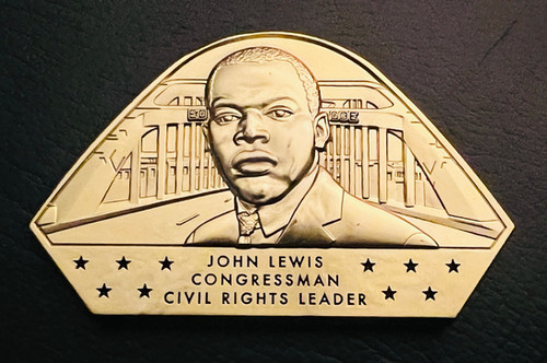 US ARMY HONOR GUARD JOHN LEWIS FUNERAL DETAIL COIN | benningcustomcoins