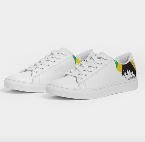 ZURI CLASSIC FAUX LEADER SHOE (JAMAICAN LOVE) | zuridesigns