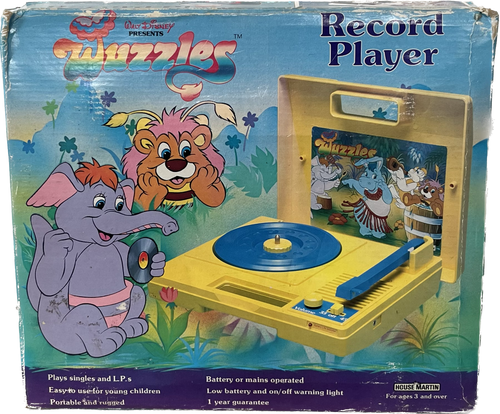 Wuzzles Record Player 1985 House Martin Disney | I Remember These