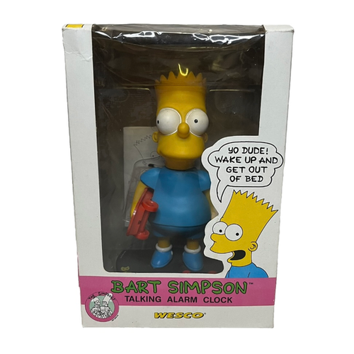 Bart Simpson Alarm Clock 1991 Wesco | I Remember These