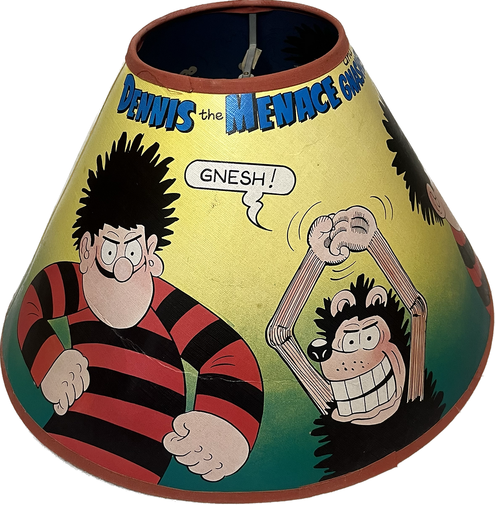 Dennis The Menace and Gnasher Light Shade 1989 Beano | I Remember These