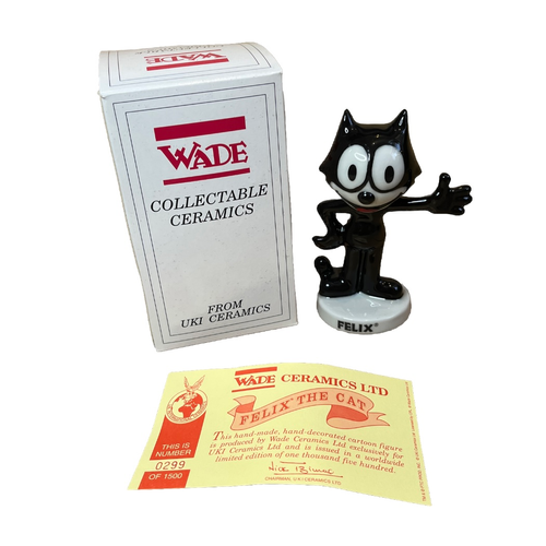 Felix The Cat Limited Edition Ceramic Figurine 1997 Wade | I Remember These