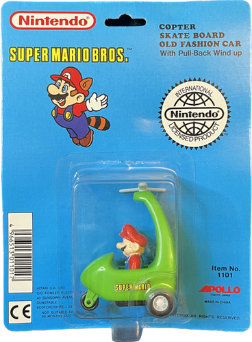 Super Mario Pull Back Copter 1992 Apollo Nintendo Mario Bros | I ...