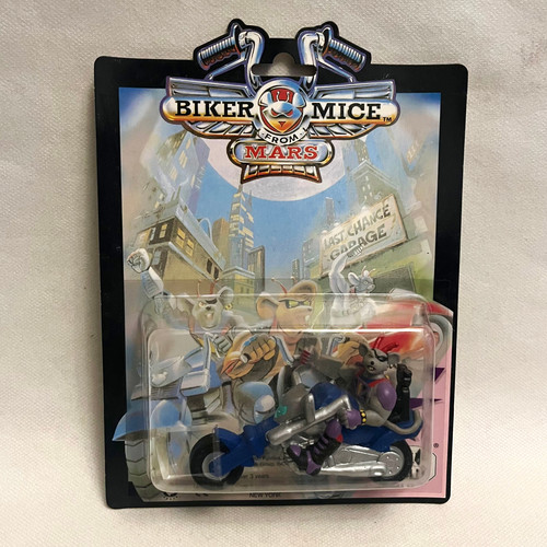 Modo and Mondo Chopper PVC Figure 1994 Bully Land Biker Mice From Mars ...