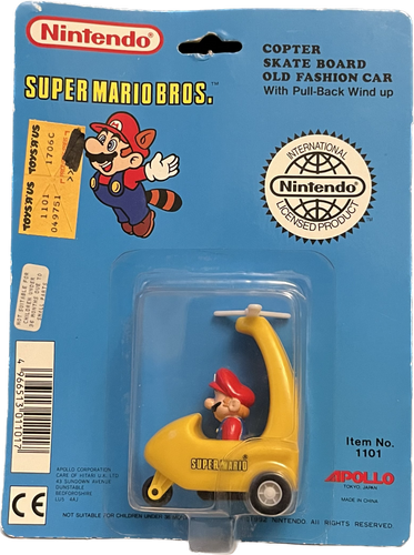 Super Mario Pull Back Copter 1992 Apollo Nintendo Mario Bros | I ...