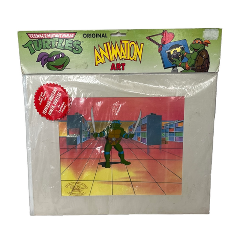 Leonardo Animation Cel With COA 1991 Teenage Mutant Ninja Turtles | I ...