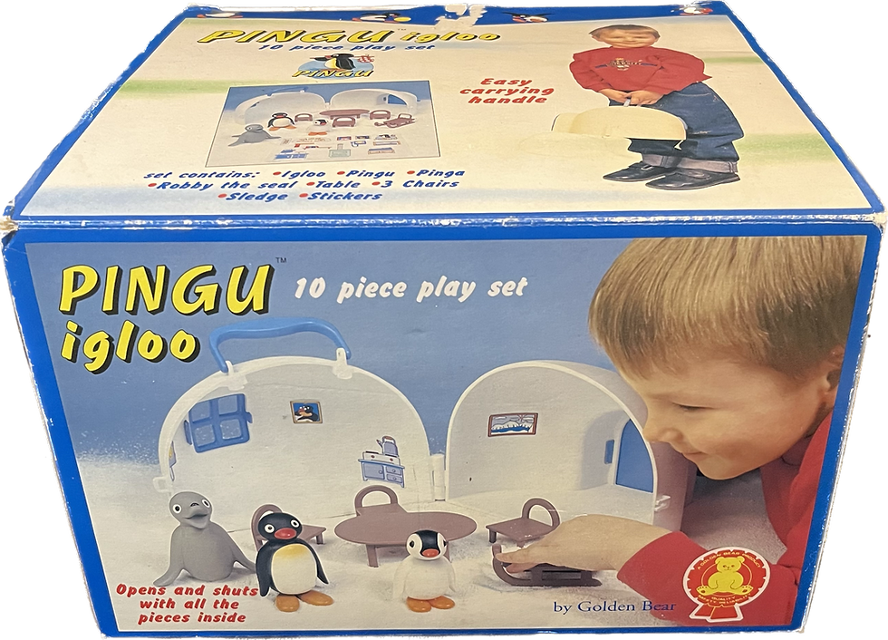 Pingu Igloo Playset 1992 Golden Bear | I Remember These