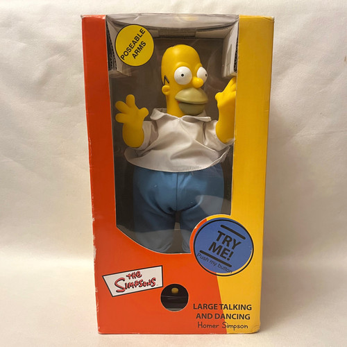 14 inch Talking and Dancing Homer 2002 The Simpsons | I Remember These