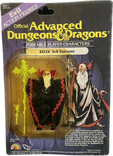 Kelek Evil Sorcerer 1983 LJN Dungeons & Dragons | I Remember These