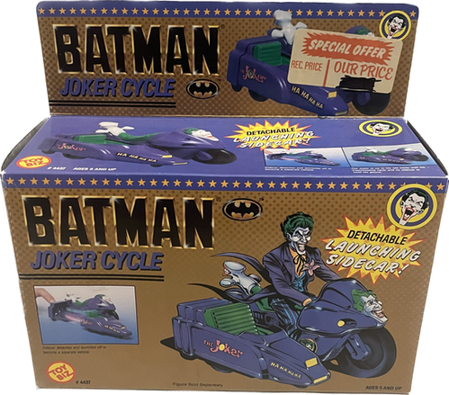 Joker Cycle 1990 ToyBiz Batman | I Remember These