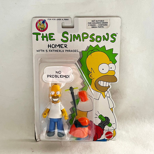 Homer Simpson 1990 Mattel The Simpsons | I Remember These